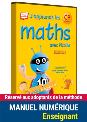 J'apprends les maths avec Picbille, CP, cycle 2 : manuel numérique ...