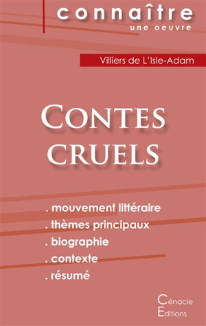 Fiche de lecture Contes cruels de Villiers de L'Isle-Adam (Analyse ...