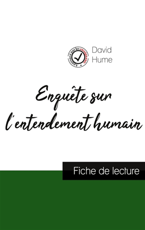 Hume, David - Enquête sur l'entendement humain de David Hume (fiche de ...