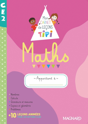 Stella Piazza d'Olmo - Mon carnet de leçons Tipi, maths CE2