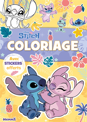 Disney Stitch : Coloriage avec stickers offerts (Stitch et Angel bisou)