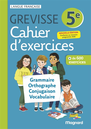 Myriam Dufour-Maître - Cahier d'exercices Grevisse 5e : grammaire ...