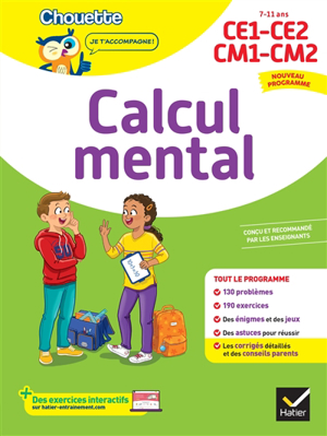 Lydie Tréffort - Calcul mental : CE1, CE2, CM1, CM2, 7-11 ans : nouveau ...